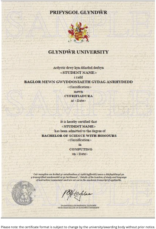 BSc (Hons) Computing ออนไลน์- มหาวิทยาลัย Wrexham